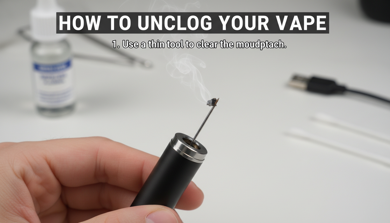 How to Unclog a Vape: 7 Fast Fixes for Carts (2026)